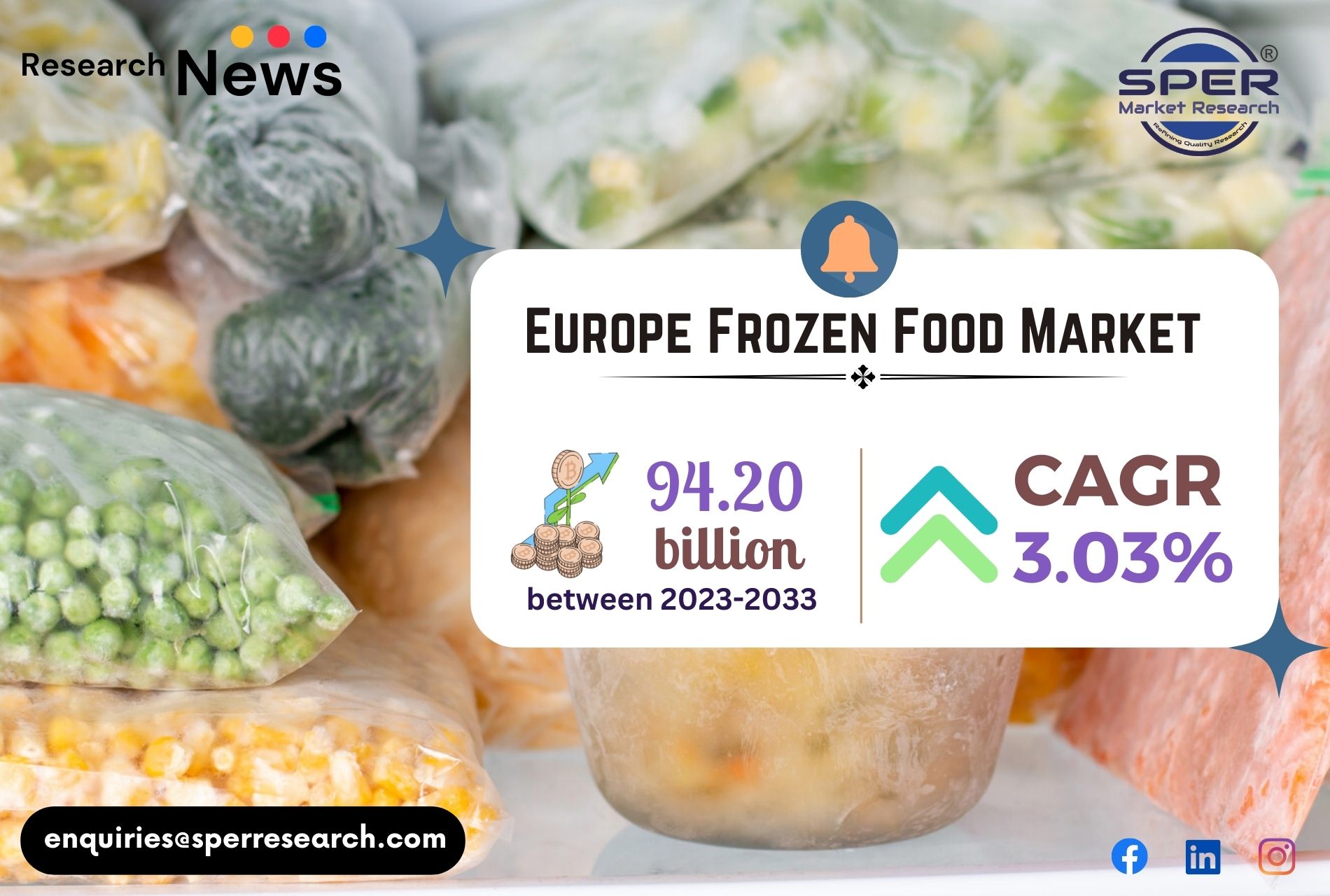 Europe Frozen Food Market Trends, Revenue, Demand, Future Outlook 2033