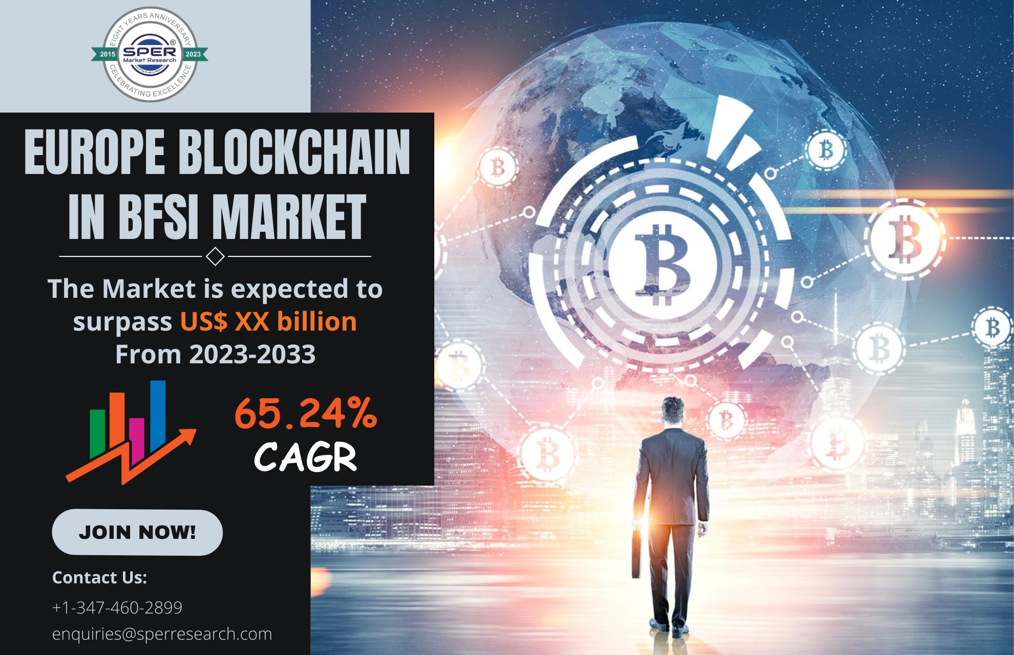 Europe Blockchain in BFSI Market Share, Growth and Trends Report