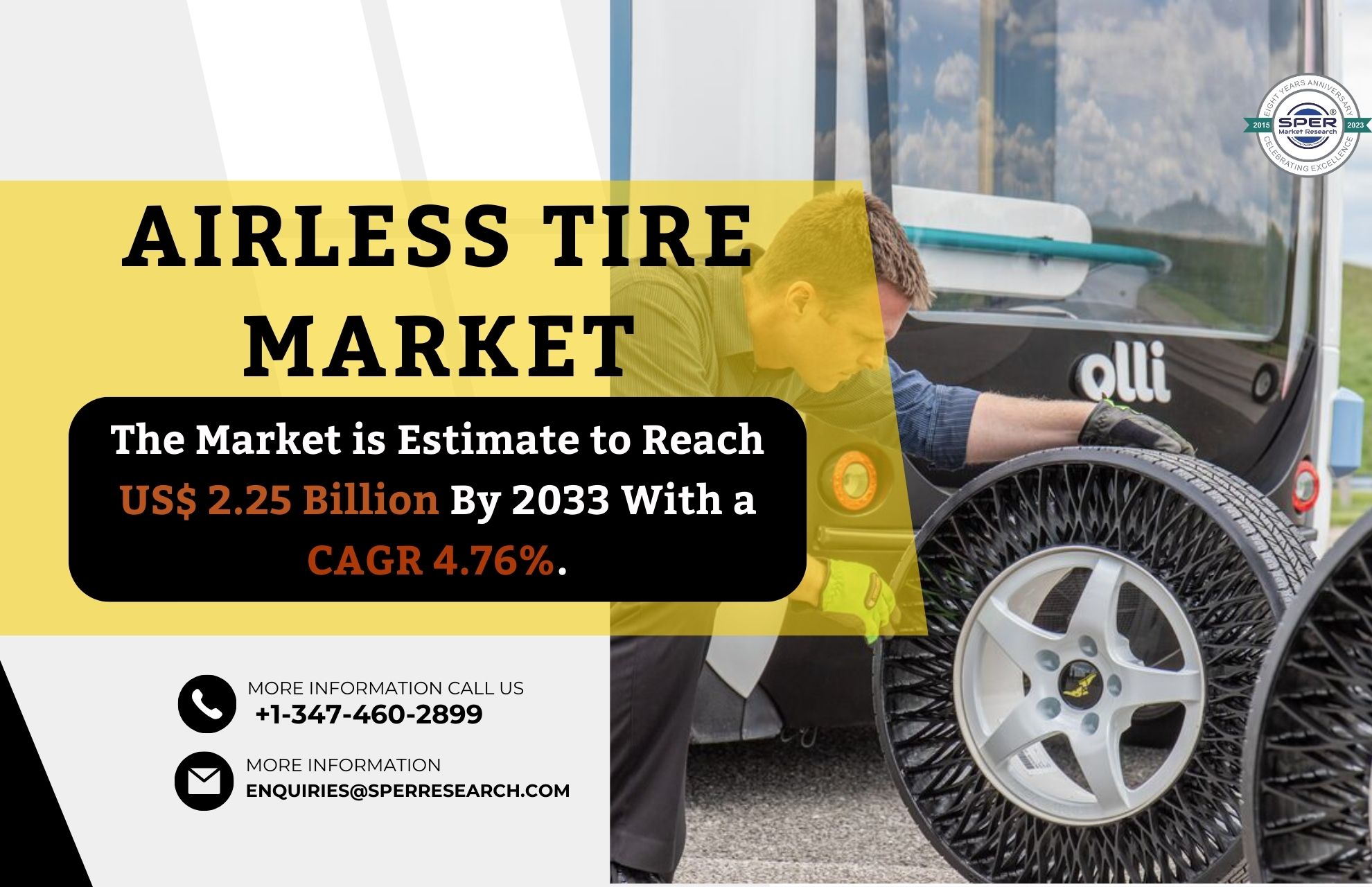 Airless Tire Market Share, Growth and Future Outlook till 2033