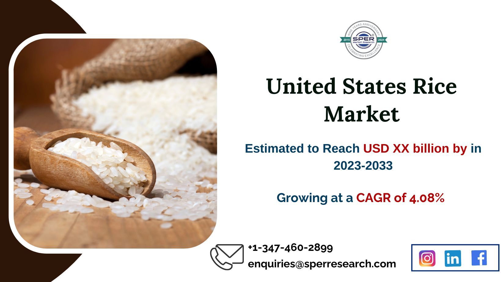 USA Rice Market Revenue, Share, Growth Drivers, Opportunities